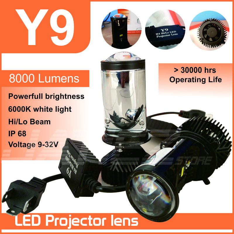 Jual Projie Led / Mini Projector Led Y9 H4 / Led Original Lampu Mobil ...