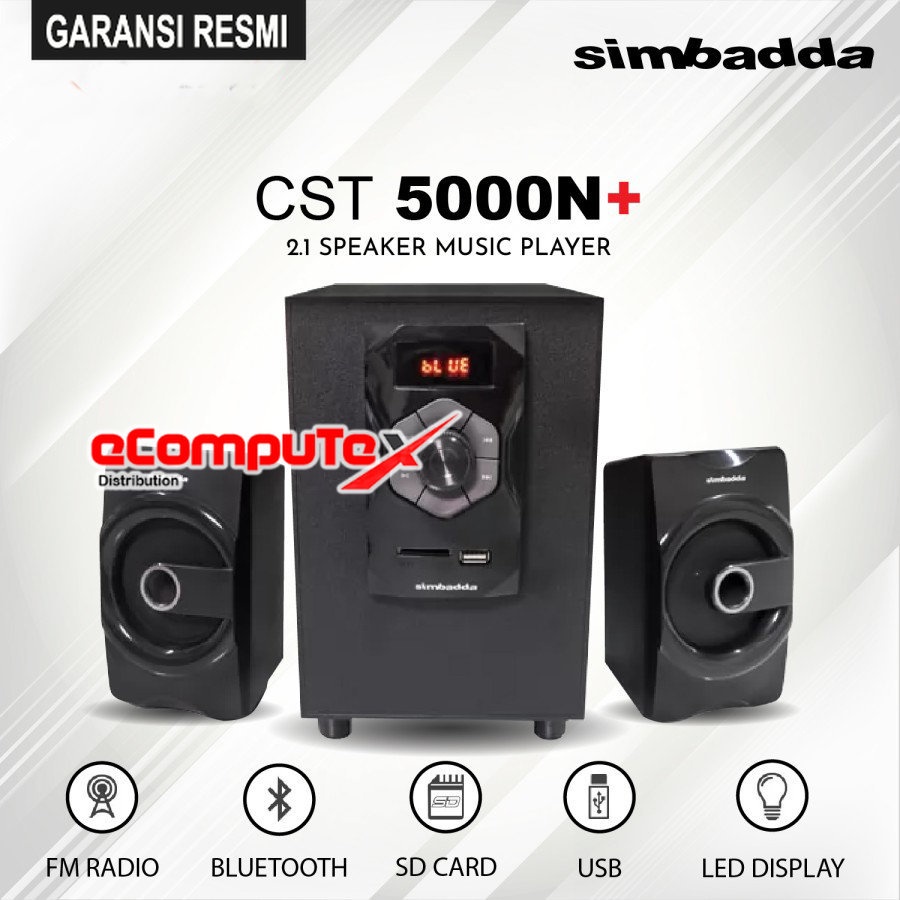 Jual SPEAKER SIMBADDA CST 5000 N + / CST5000N BLUETOOTH SUBWOOFER BASS ...