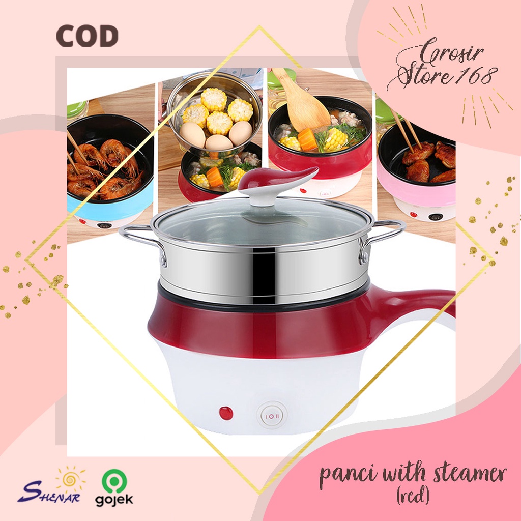 Jual SHENAR COOKING POT PANCI ELEKTRIK STEAMER MULTIFUNGSI / PANCI ...