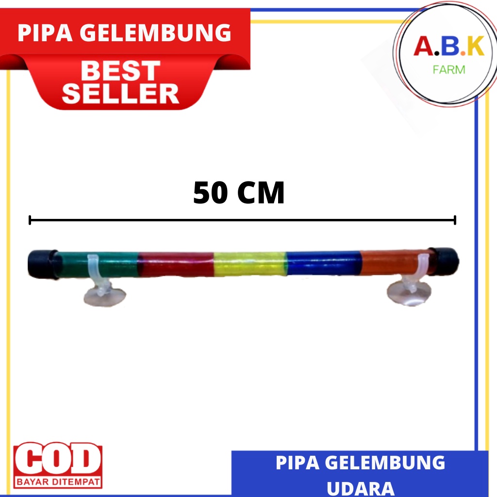 Jual pipa 50cm gelembung udara angin aerator aquarium aquascape ...