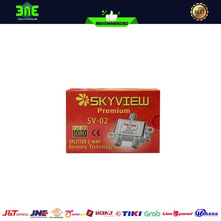 Jual Skyview Splitter 2 Way 5-2400 Mhz Untuk Parabola Antena TV UHF ...
