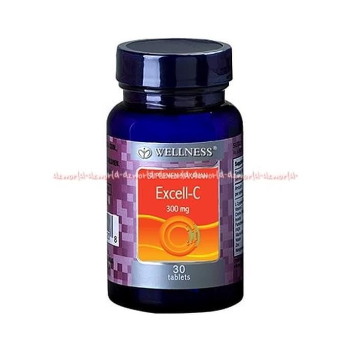 Jual Wellness Excell C 300mg Suplemen antikanker Vitamin C 30tablet ...