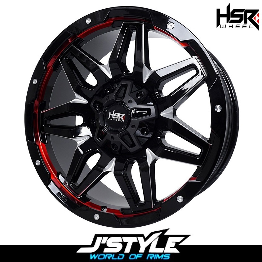 Jual VELG HSR RING 20 TIPE LEMELU RING 20 X 9 PCD 6X139,7 ET10 BLACK ...