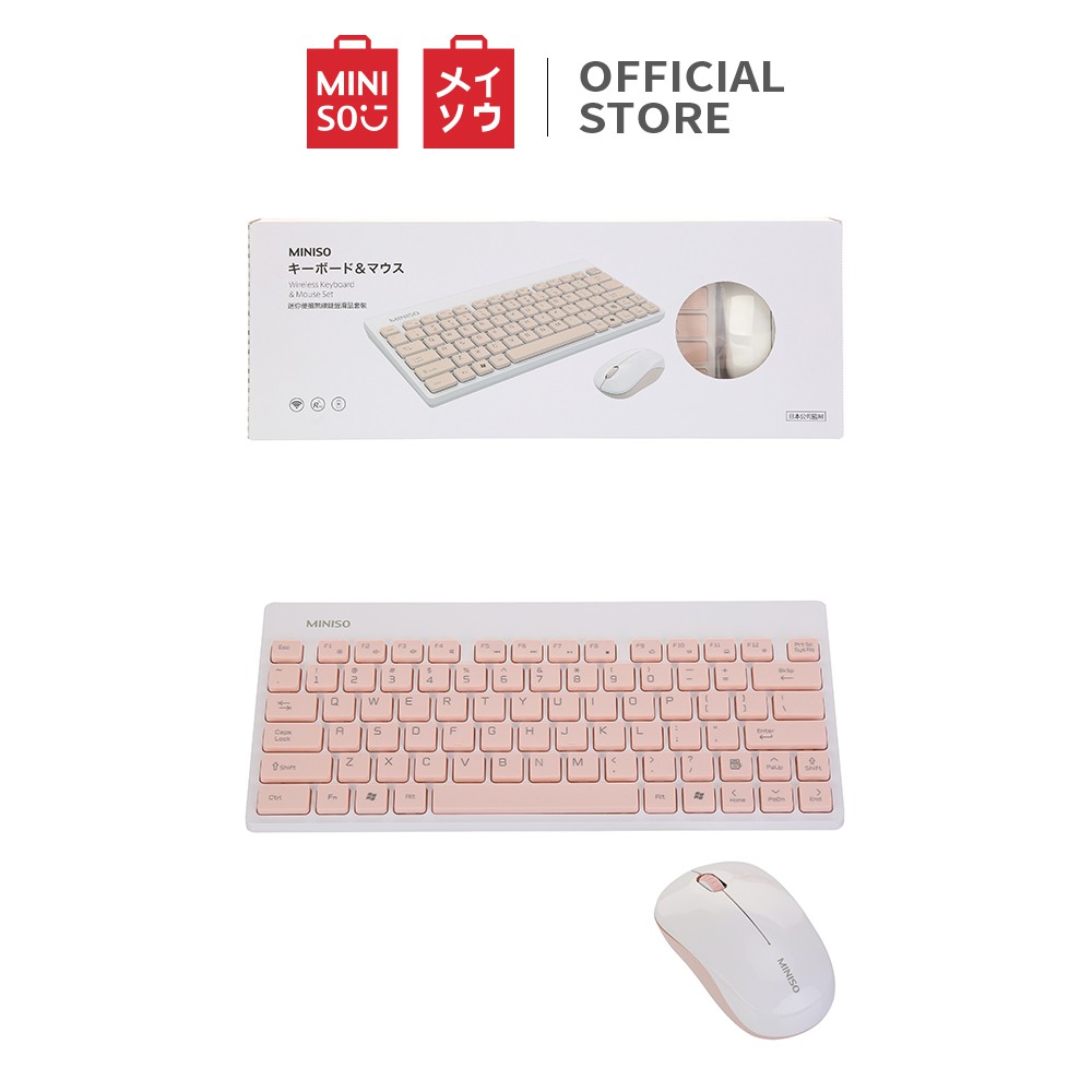 Jual MINISO Set Mouse Dan Keyboard Nirkabel Komputer Laptop Set ...