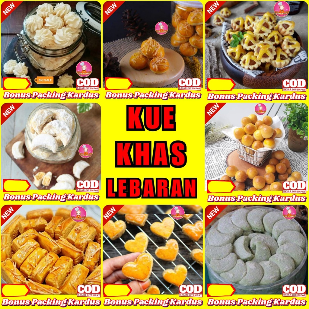 Jual Aneka Kue Lebaran EKONOMIS / Serba Kue Lebaran PREMIUM - Cemilan ...