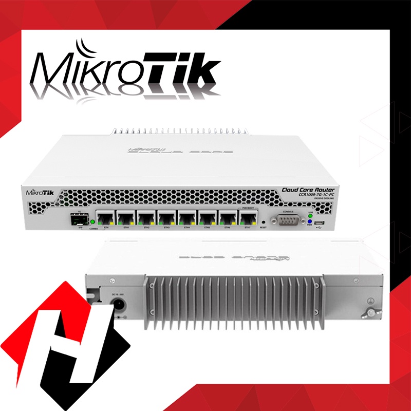 Jual MikroTik Router CCR 1009 7G 1C 1S+ PC CCR1009-7G-1C-1S+PC - Murah dan Bergaransi | Shopee ...