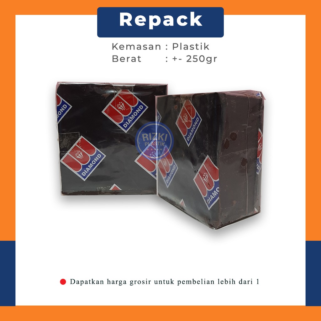 Jual Coklat Diamond +- 250gr / Dark Chocolate dcc | Shopee Indonesia