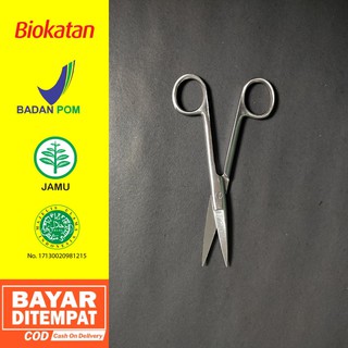 Jual Gunting Medis Stainless Operasi Bedah Lurus 14cm Tajam Tajam ...