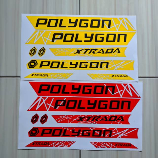Jual Stiker Sepeda Polygon Xtrada Sticker Striping | Shopee Indonesia