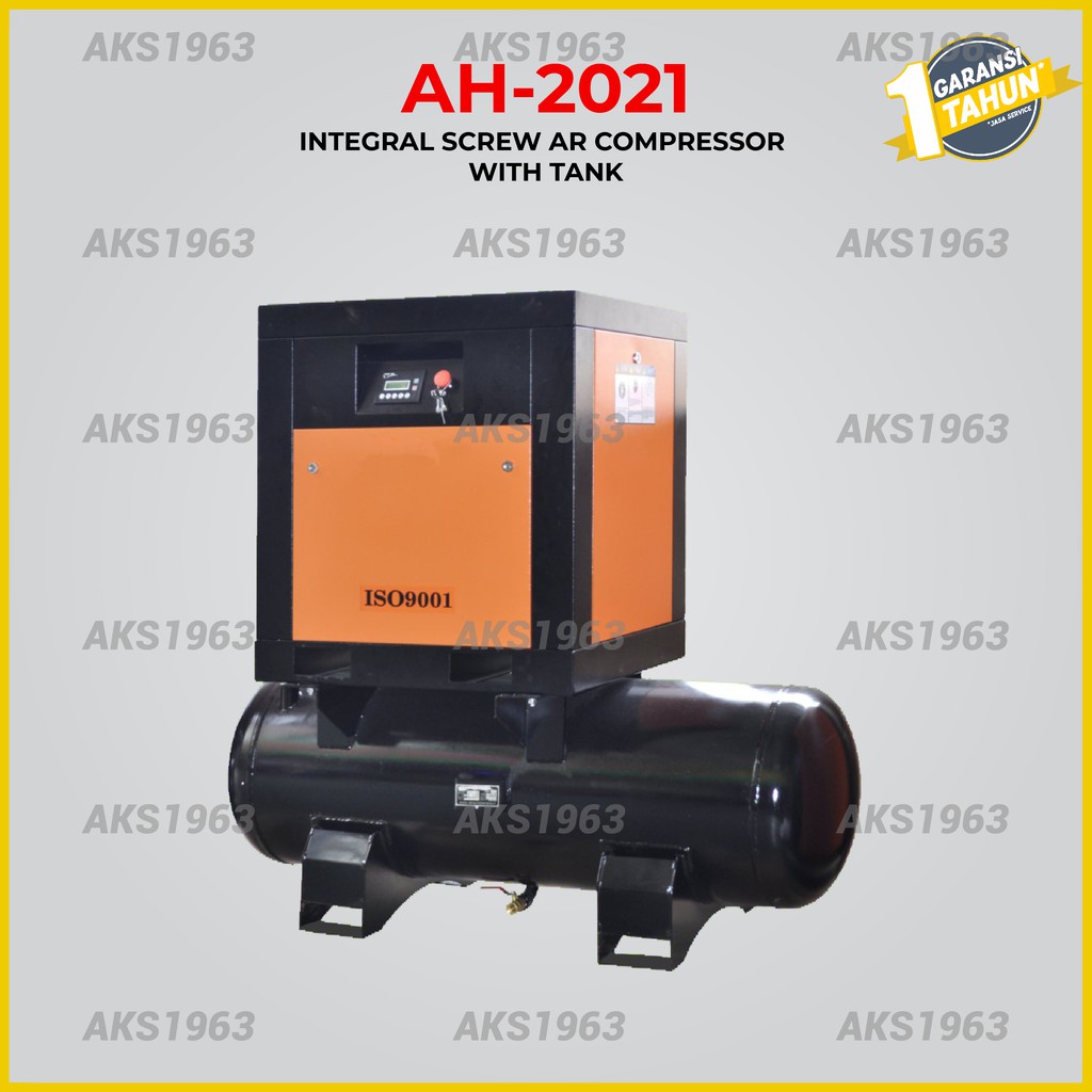 Jual Kompresor Angin Udara Integral Screw Air Compressor Dinamo 15 KW ...