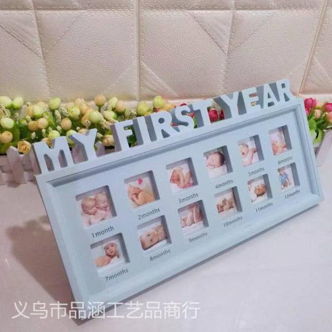 Jual Promo Bingkai Frame Foto Bayi My First Year Baby 1 Bulan Sampai 12 ...