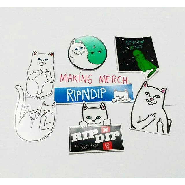 Jual STICKER VINIL BRAND RIP N DIP/ RIPNDIP | Shopee Indonesia