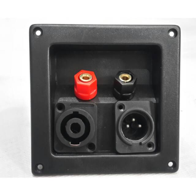 Jual TERMINAL BOX SPEAKER TERMINAL SPIKON CANON TERMINAL SPEAKER 2 IN 1 ...