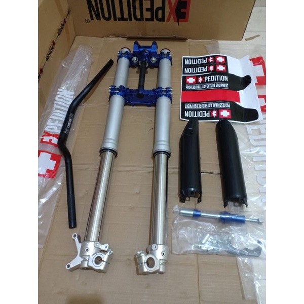 Jual UPSIDEDOWN USD UPSIDE DOWN SHOCK DEPAN KLX CROSS EXPEDITION /PROTAPER REAL JUMP KLX CRF WR ...