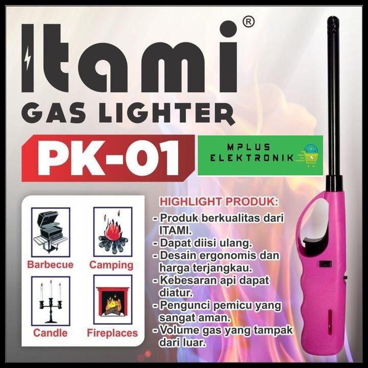 Jual Itami Korek Pematik Api Kompor gas / Pemantik Gas / Gas lighter PK ...