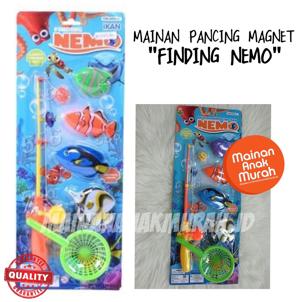 Jual Mainan Pancing Ikan Magnet Finding Nemo / Pancing Pancingan ...