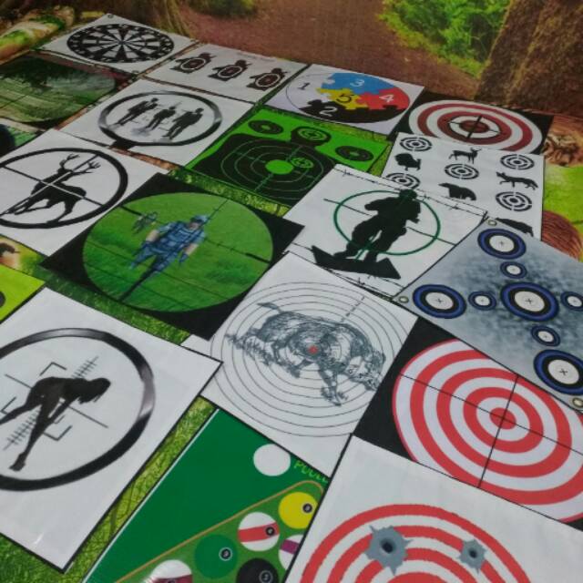Jual Target Face Sasaran Tembak Panahan Catapult Bow Ketapel Panah Air ...
