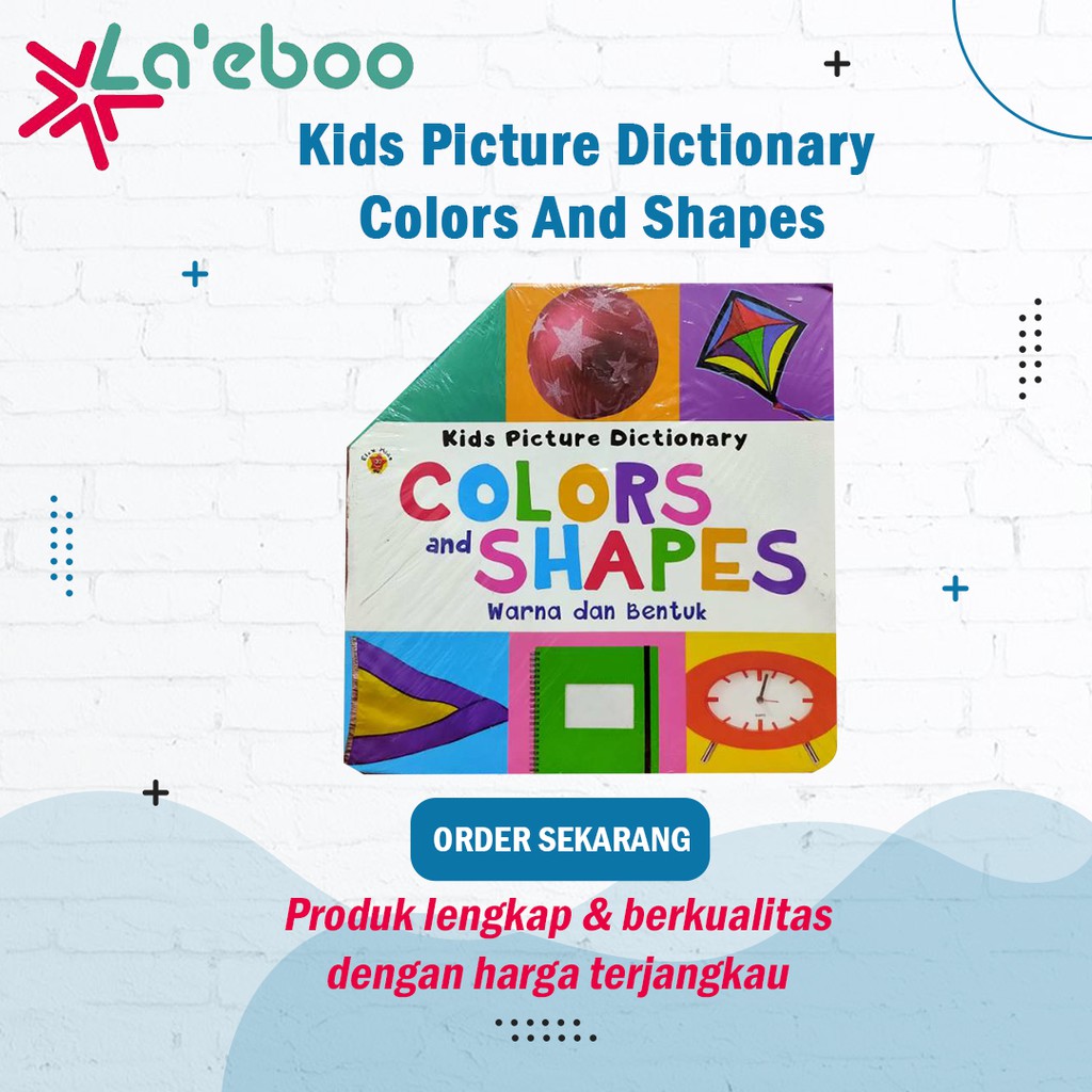 Jual Kids Picture Dictionary Colors and Shapes Warna dan Bentuk | Buku ...