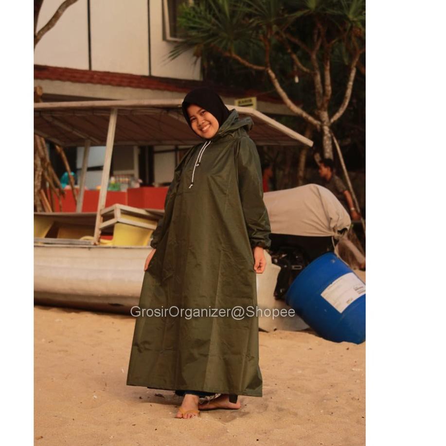 Jual Get Now ️ ️!!! Jas hujan wanita model gamis ukuran jumbo bisa ...