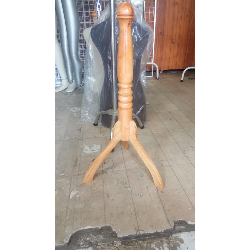 Jual tiang kayu original plus besi bahan tebal dan berat | Shopee Indonesia