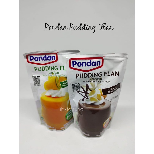 Jual Pondan pudding Flan 100gr (mangga & cokelat) | Shopee Indonesia