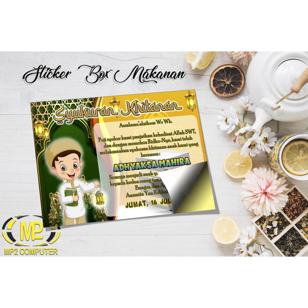 Jual Sticker Khitanan Box Makanan | Shopee Indonesia