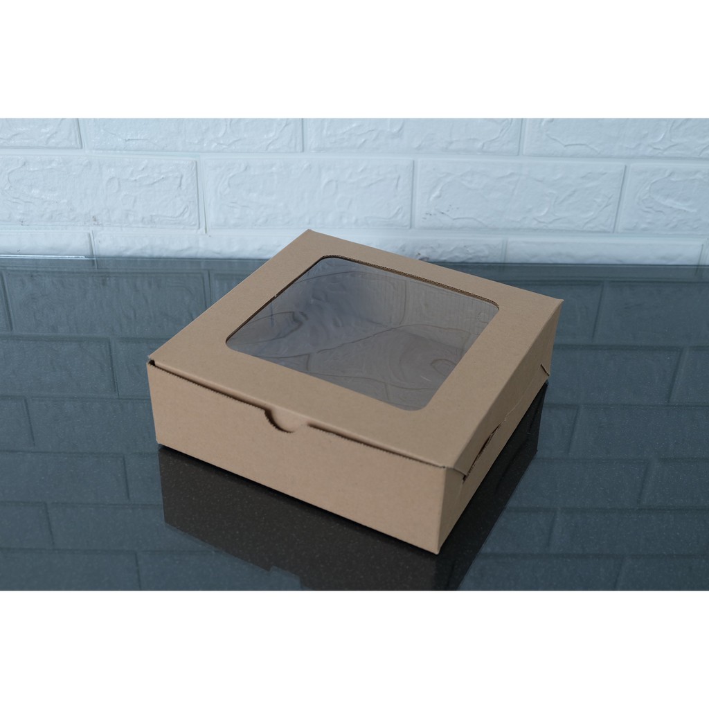 Jual Cake Box Mika / Craft Box (Uk. 25x25x8,5 cm) | Shopee Indonesia