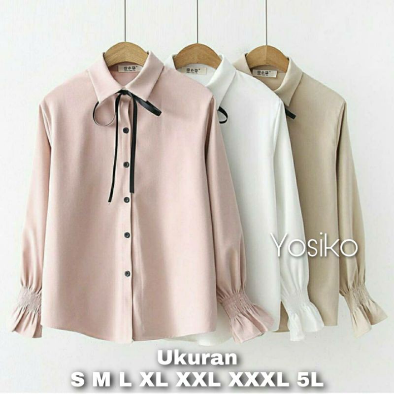 Jual Yosiko Blouse Ukuran Size S M L XL 2XL 3XL 4XL XXL XXXL XXXXL 2L 3L 4L 5L Atasan Blouse ...