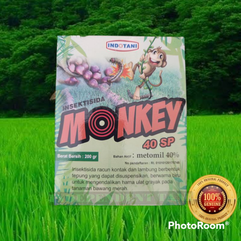 Jual INSEKTISIDA - MONKEY 40 SP - METOMIL 40% ( 200 Gram ) | Shopee ...