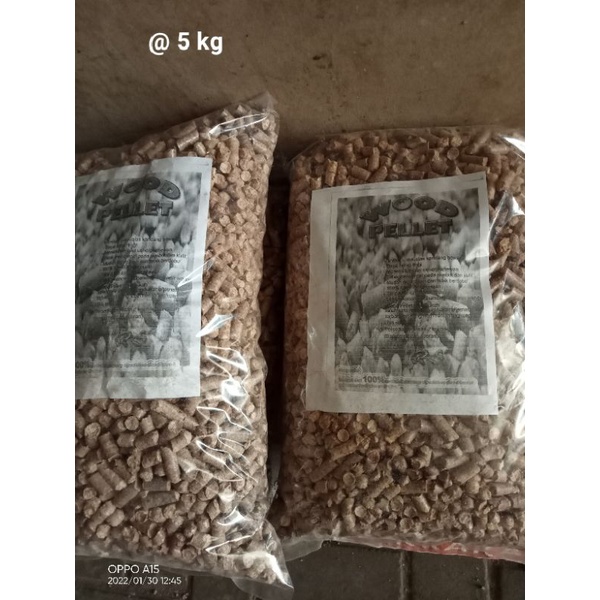 Jual Wood pellet dlm kemasan ukuran 5kg | Shopee Indonesia