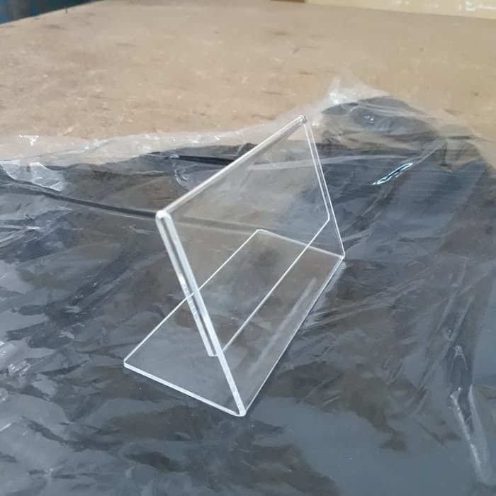 Jual Name Tag/Food Tag uk Kartu Nama /Papan Nama Meja Acrylic uk 6x9 cm ...