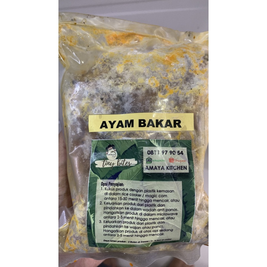 Jual Ayam Bakar Bumbu Padang (Frozen) by Amaya Kitchen | Shopee Indonesia