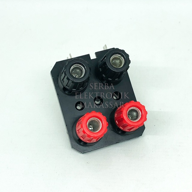Jual Terminal Speaker Box Amplifier 4pin Binding Post 2x2 Chasis ...