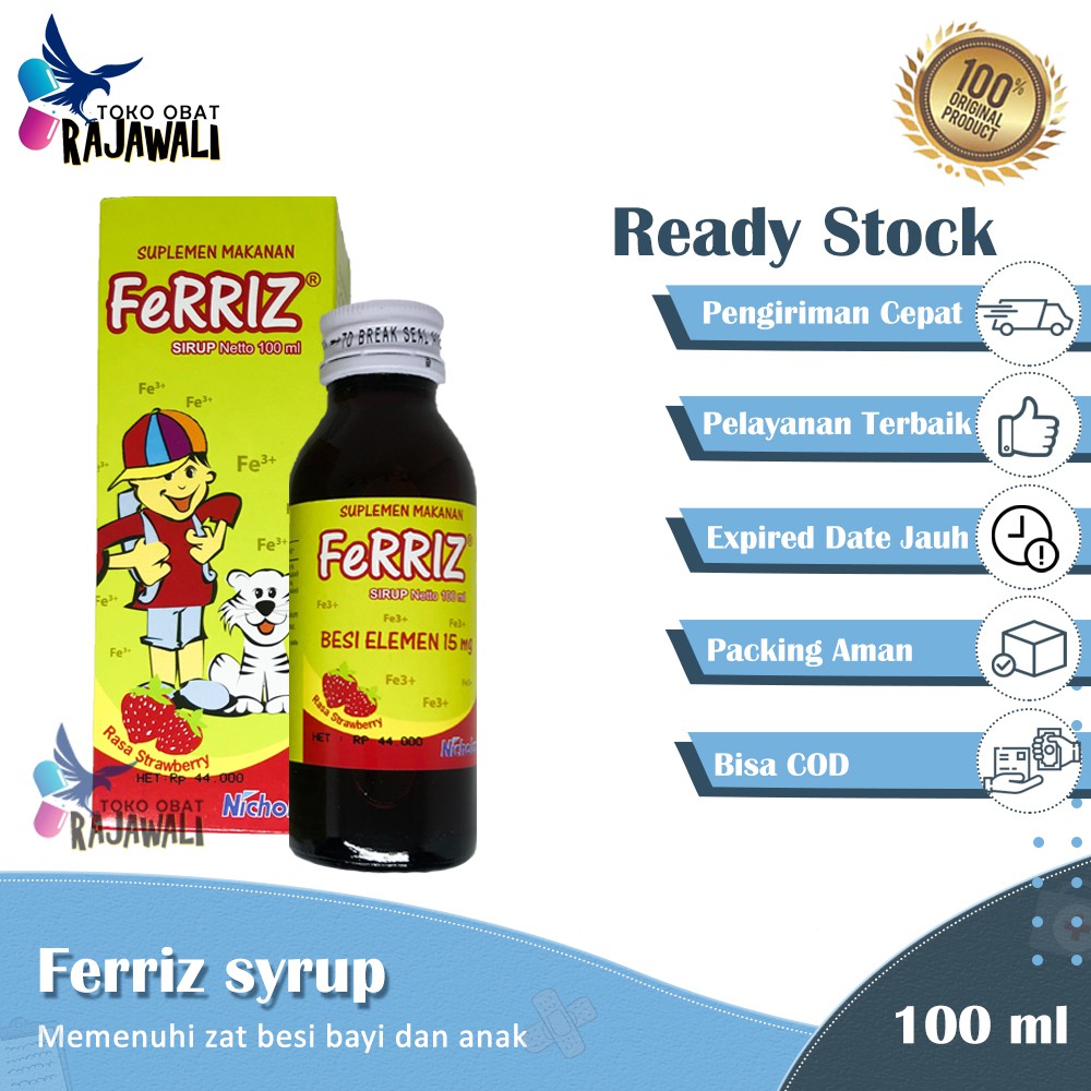 Jual Ferriz syrup vitamin anak untuk memenuhi zat besi anak | Shopee ...