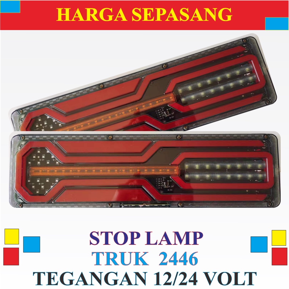 Jual Lampu Variasi Stop Lamp Led Truk Led Canter 24Volt | Shopee Indonesia