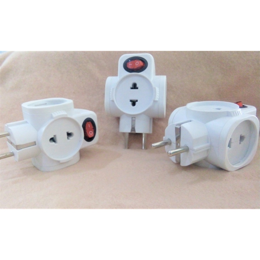Jual Steker T Arde + Saklar 4 Lubang BRIGHT-G | Shopee Indonesia