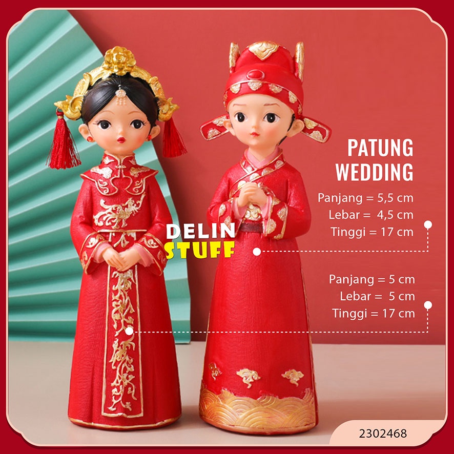Jual Pajangan Wedding / Patung Pernikahan Couple / Kado Wedding ...