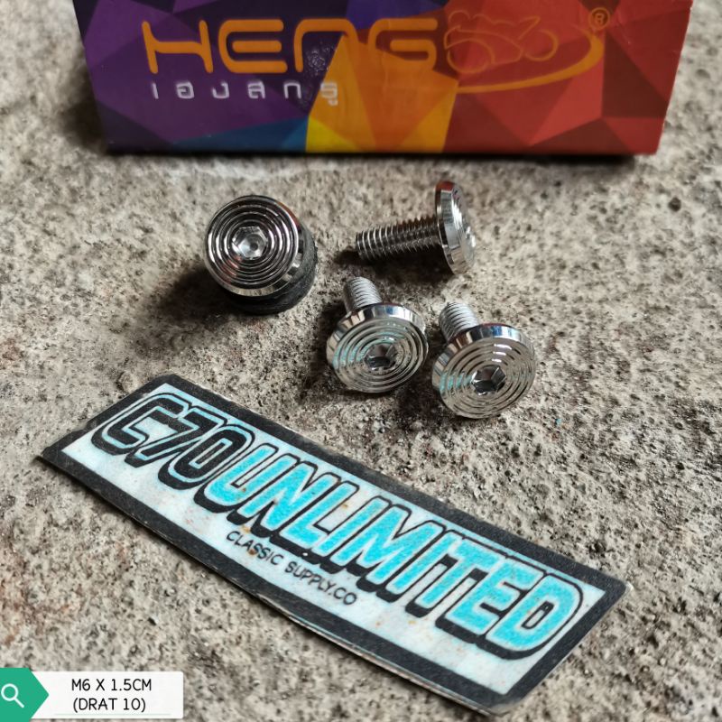 Jual baut probolt spiral baut payung slash m6x15 drat 10 panjang 1.5cm stainless | Shopee Indonesia