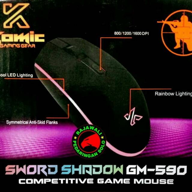 Jual MOUSE GAMING KOMIC MURAH | Shopee Indonesia