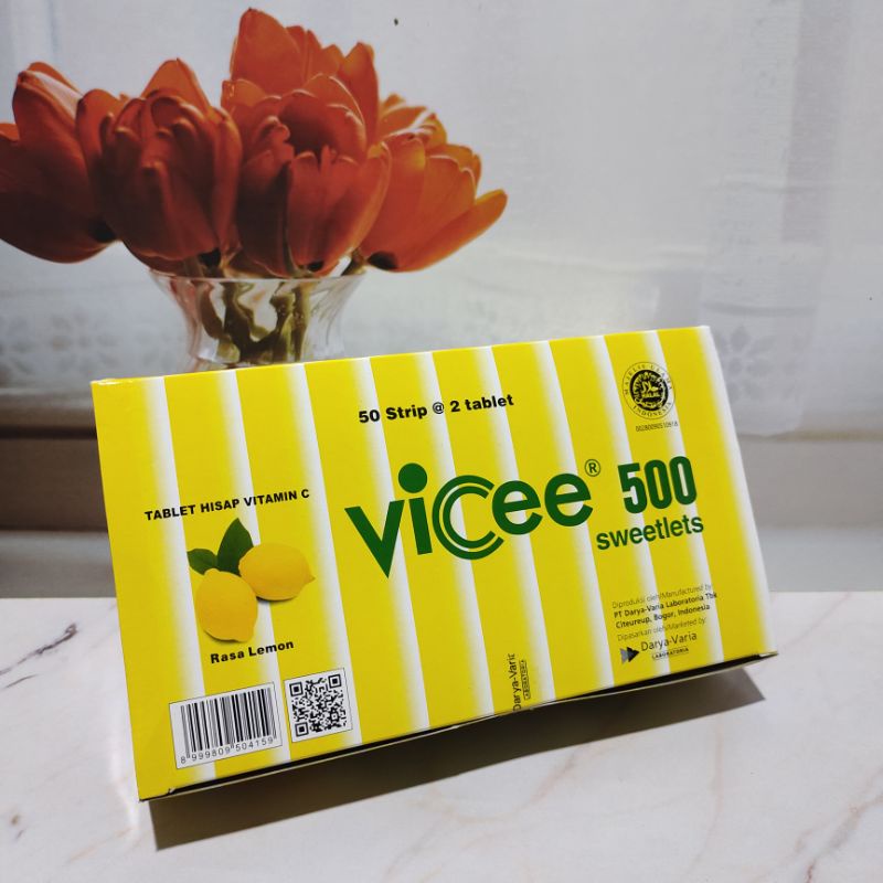 Jual Vicce 500mg Rasa Lemon Box isi 100tablet Suplemen Daya Tahan Tubuh ...