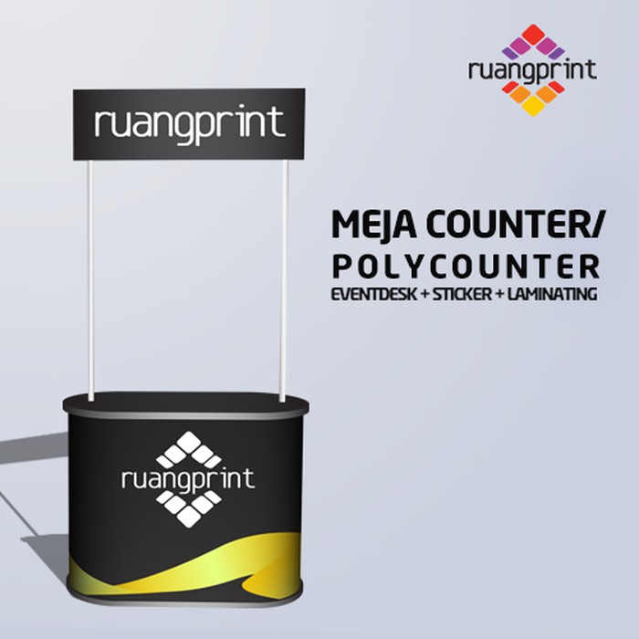 Jual Meja Promosi / Poly Counter - Tanpa Header | Shopee Indonesia