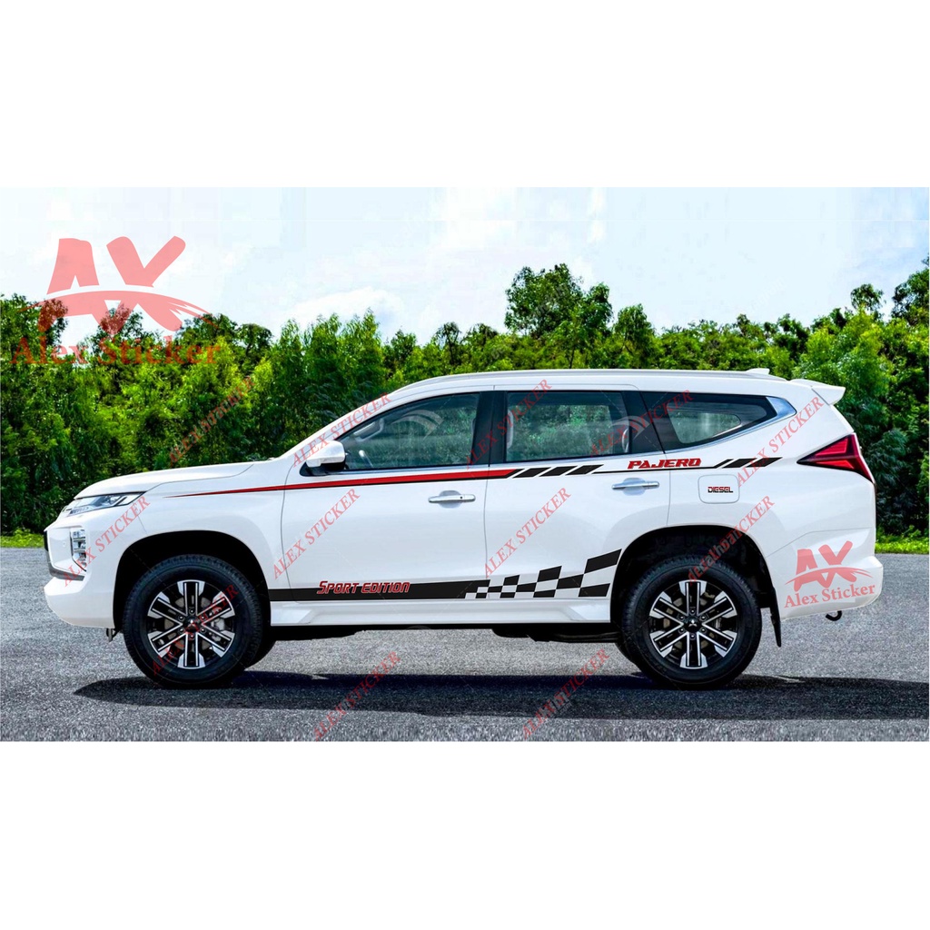 Jual STIKER PAJERO STICKER MOBIL MITSUBISHI PAJERO FORTUNER EXPANDER ...