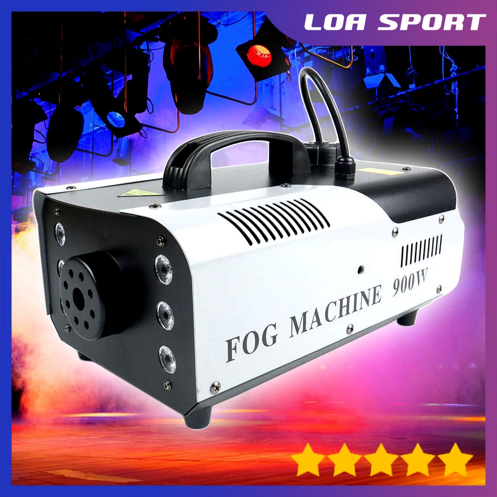 Jual Alat Mesin Asap Panggung 900W Lampu LED RGB Remote Smoke Fog ...