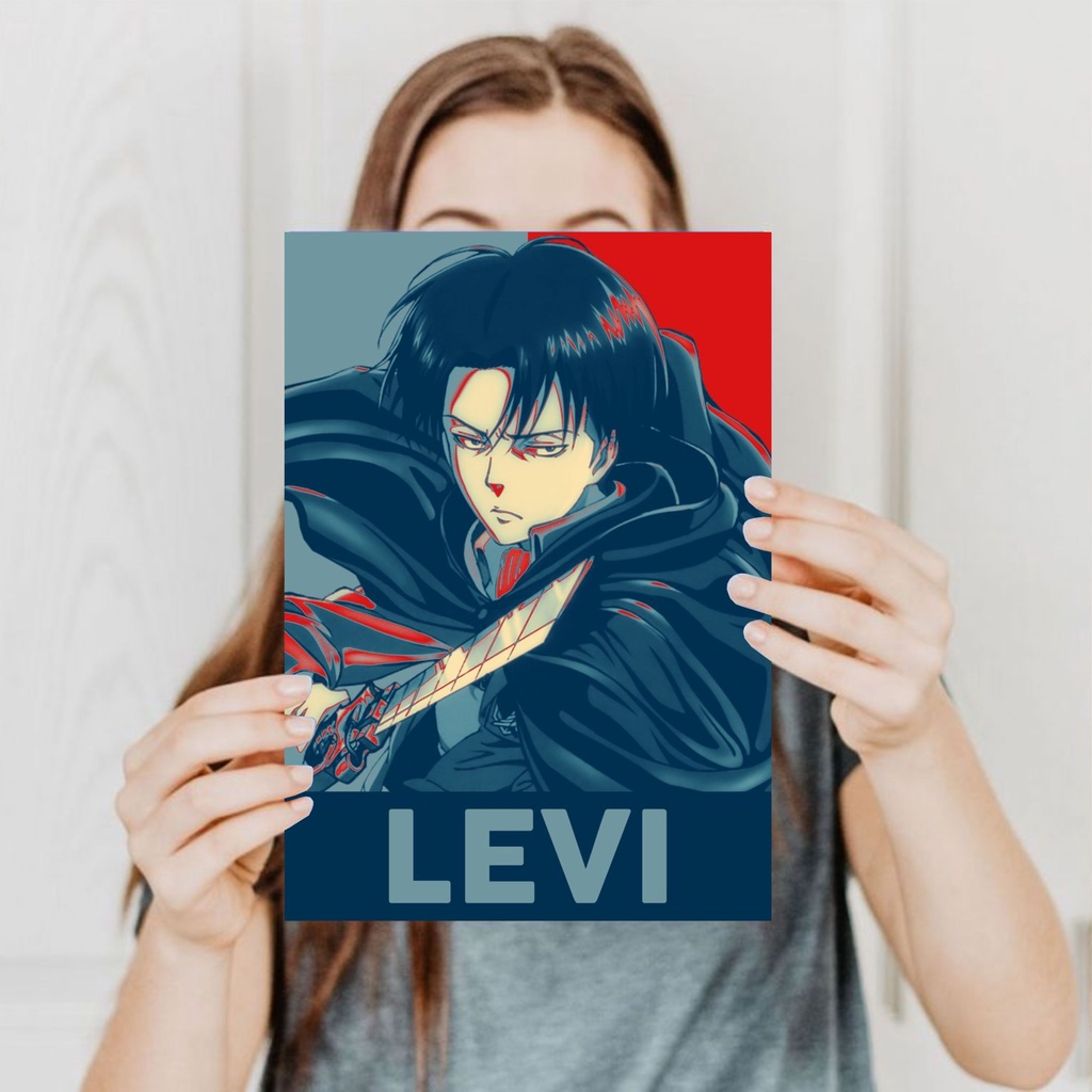 Jual Poster Levi Ackerman Anime Attack On Titan (AOT) Shingeki No ...