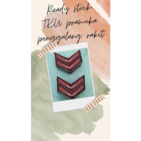 Jual bed logo tku pramuka penggalang rakit | Shopee Indonesia