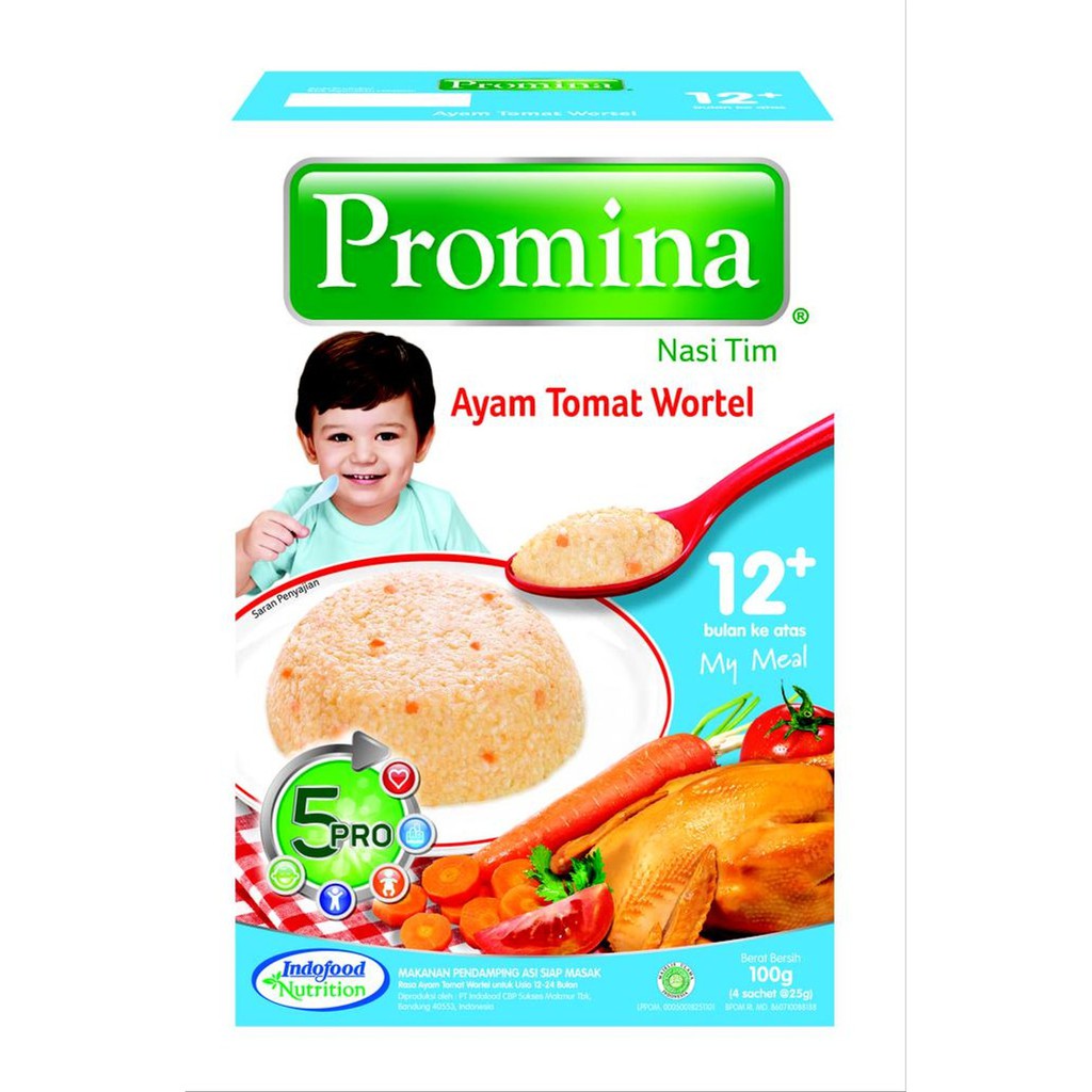 Jual Promina Nasi Tim Ayam Tomat Wortel 100gr(A00550) | Shopee Indonesia