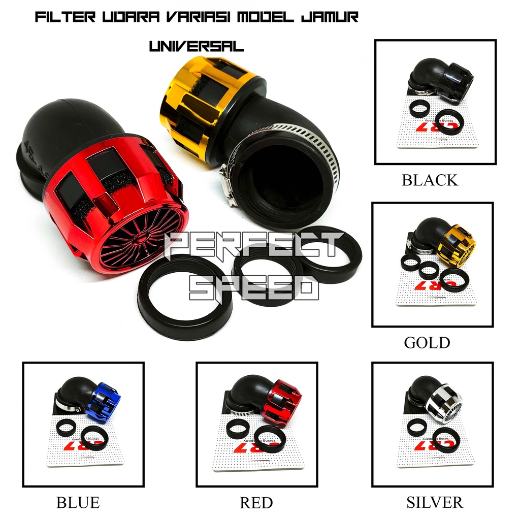 Jual FILTER UDARA MOTOR VARIASI MODEL JAMUR BISA UNTUK SEMUA UKURAN ...