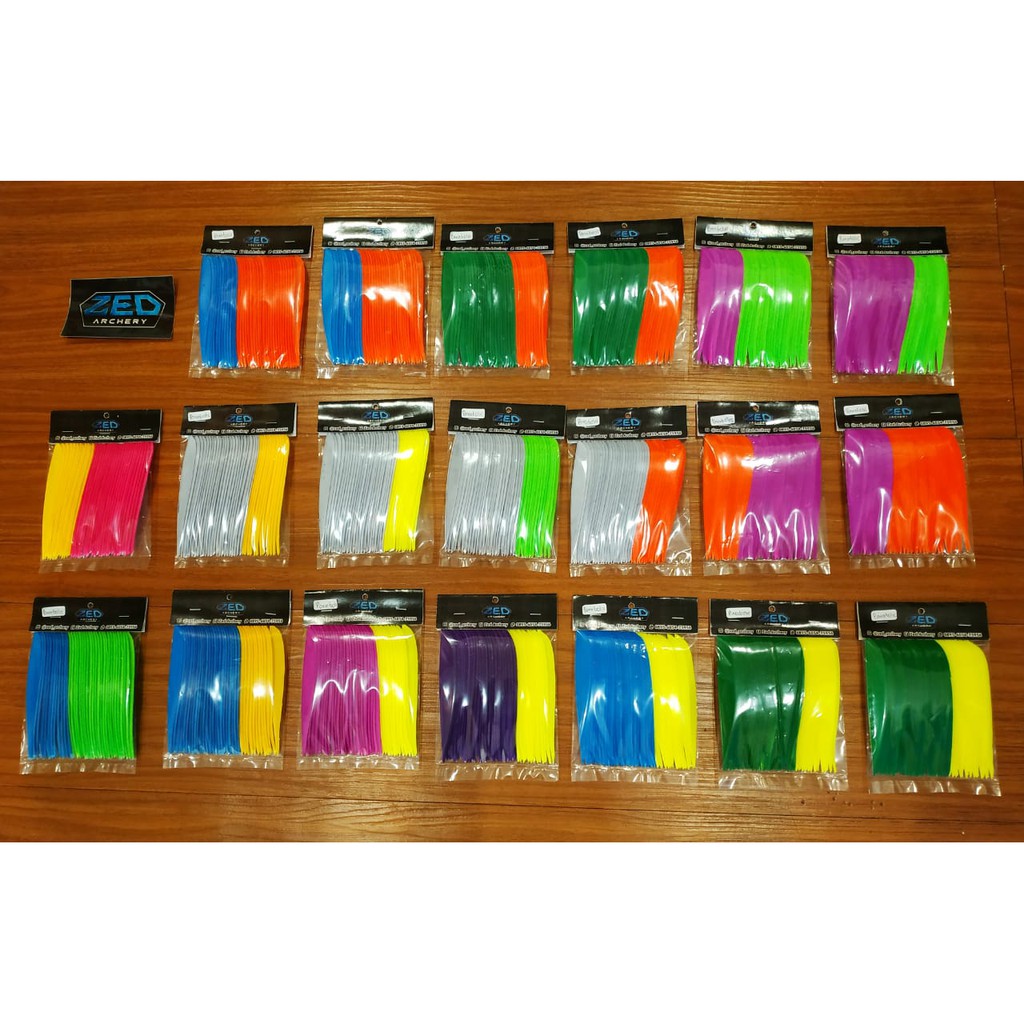 Jual Vanes KALKUN Untuk Arrow (Bulu KALKUN Bentuk Siap Pasang) | Shopee ...