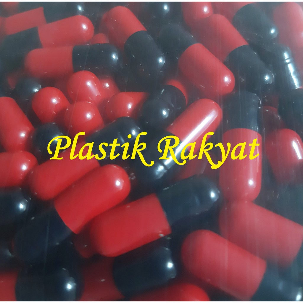 Jual Cangkang Kapsul Ukuran 0 warna warni Metalik / Kapsul Kosong ...