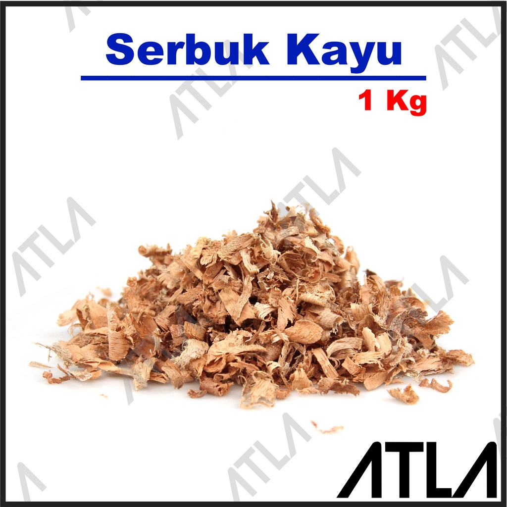 Jual Serbuk Kayu 1 kg Limbah Gergaji Serut Organik Media Tanam Tanaman ...